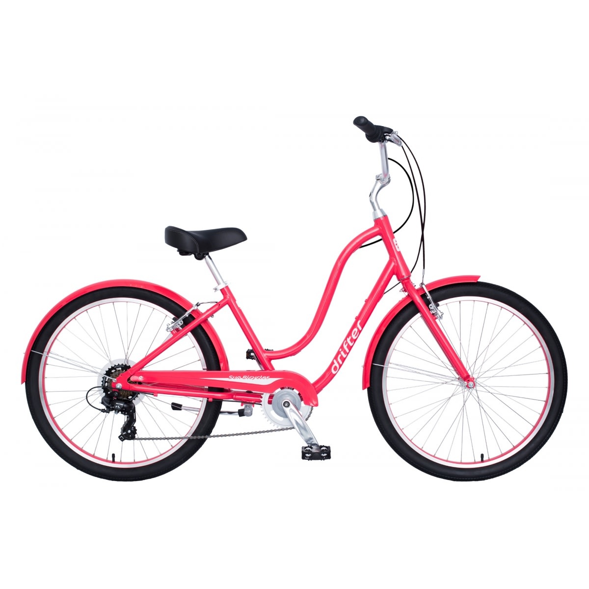 Sun Bicycles Drifter 7 Ladies Coral - Bicycle House