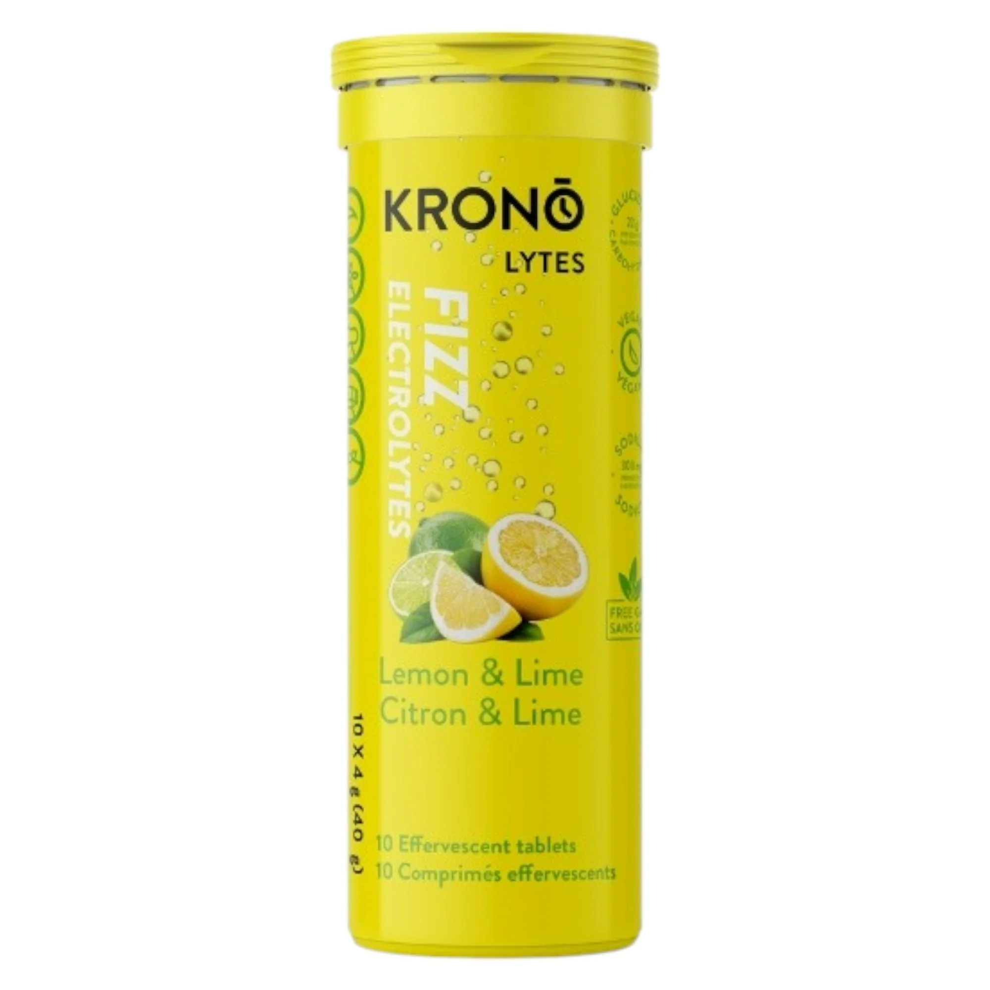 KRONO Fizz Tablettes effervescente électrolytes - Vertige Vélo Ski
