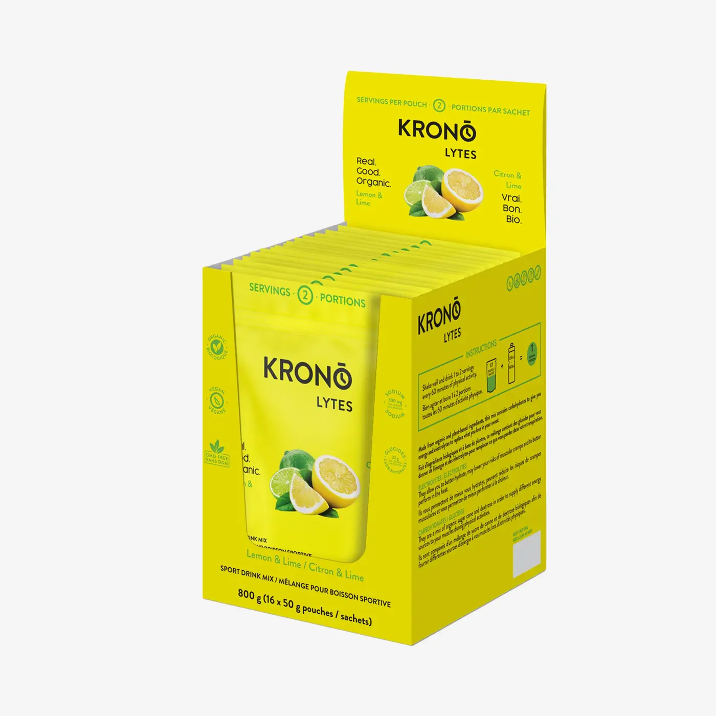 KRONO Boisson Électrolytes 50g - Vertige Vélo Ski