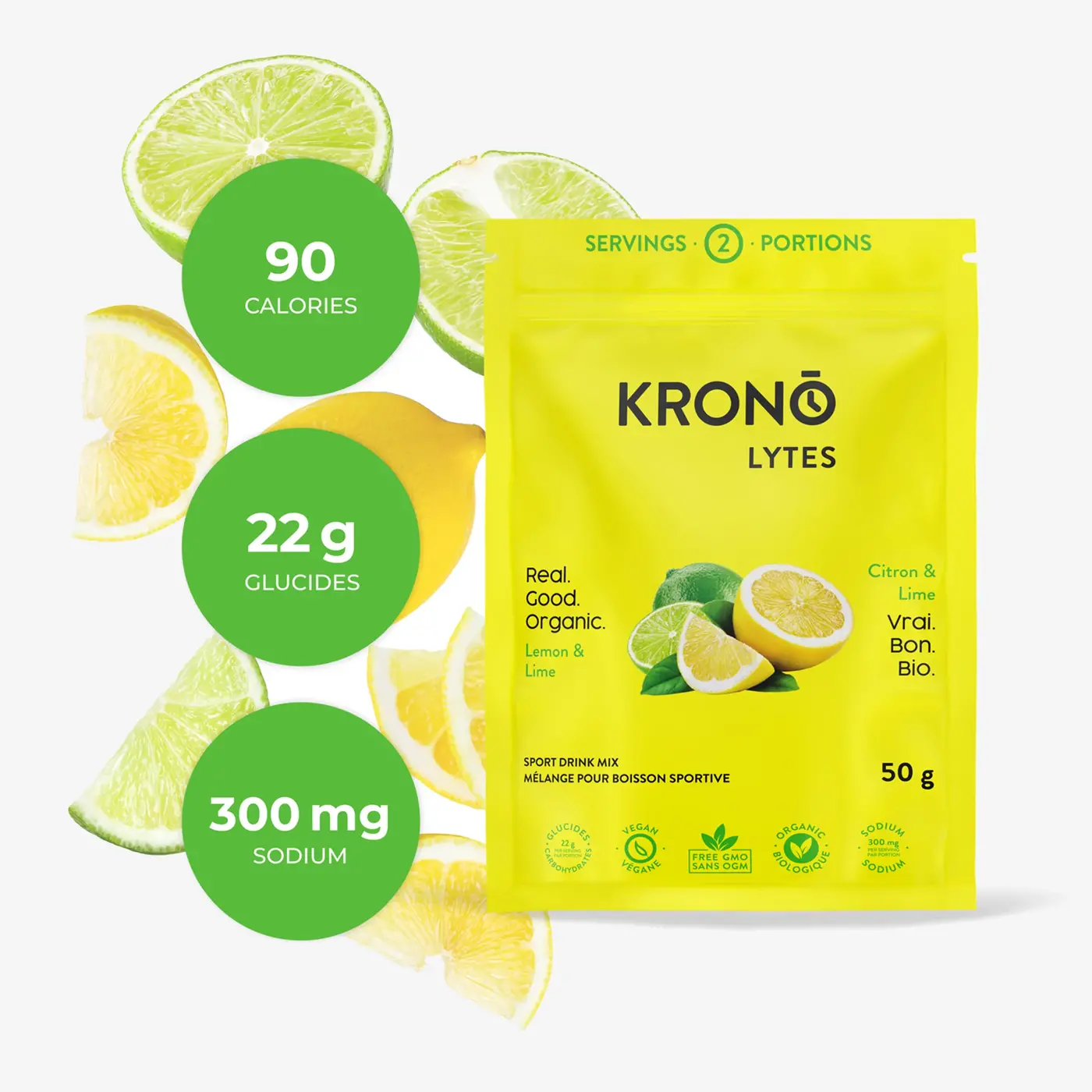 KRONO Boisson Électrolytes 50g - Vertige Vélo Ski