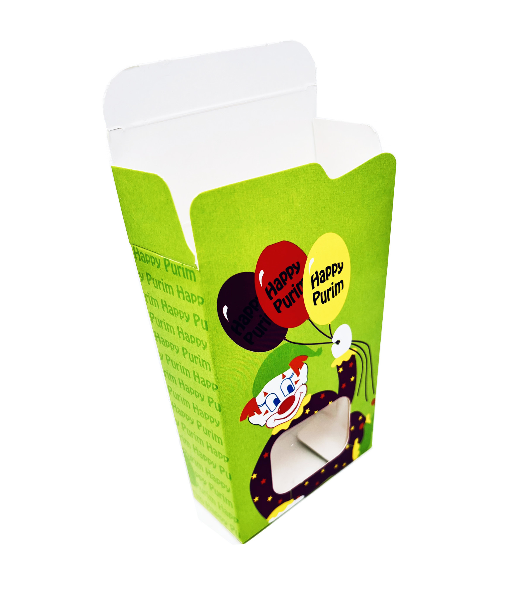 Purim Candy Boxes, Large - 4pcs - The Israeli Source