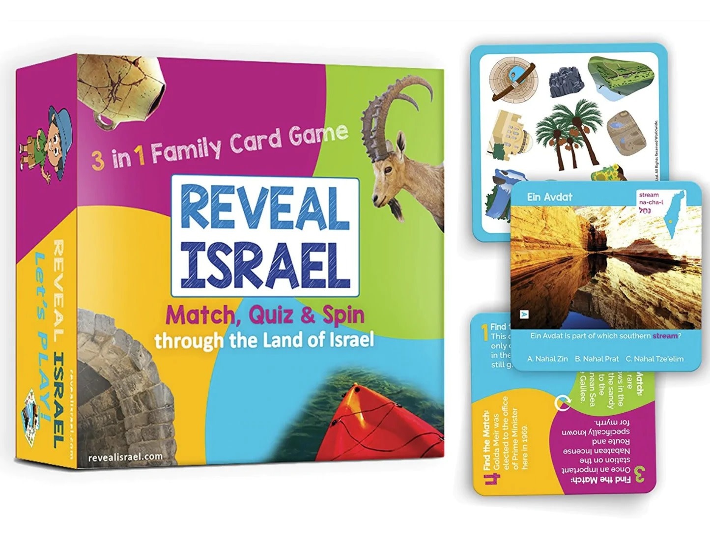 Reveal Israel Card Game - The Israeli Source