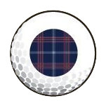 Jewish Tartan Golf Ball - The Israeli Source