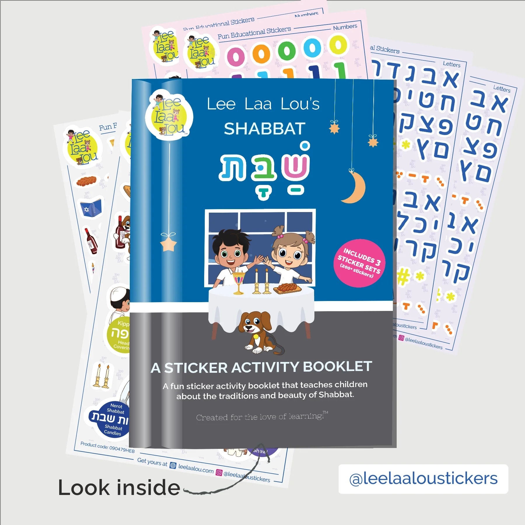 Shabbat Sticker Activity Booklet - The Israeli Source
