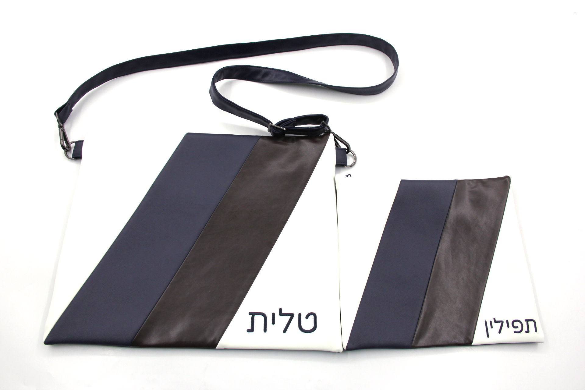 Leatherette Tallit & Tefillin Bag Set - The Israeli Source