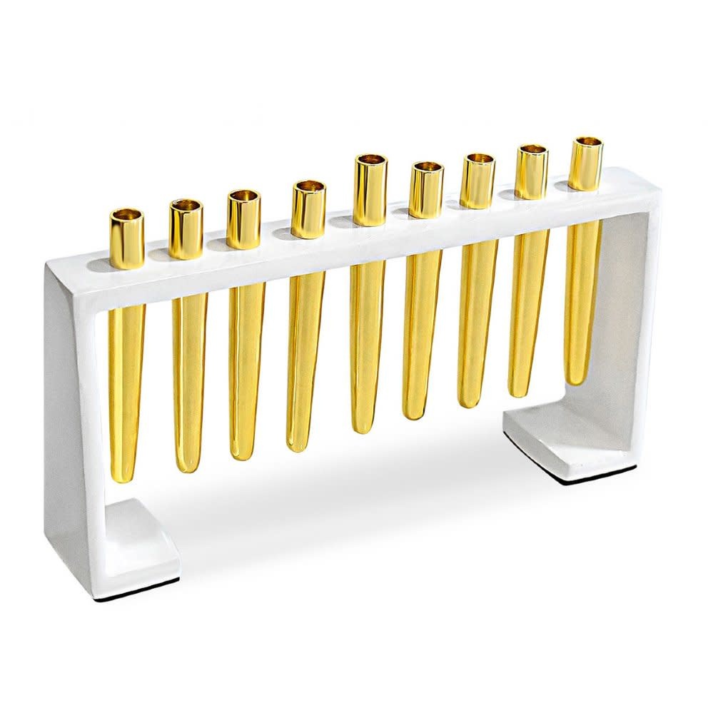 Menorah, ''Flutes'' Design - The Israeli Source