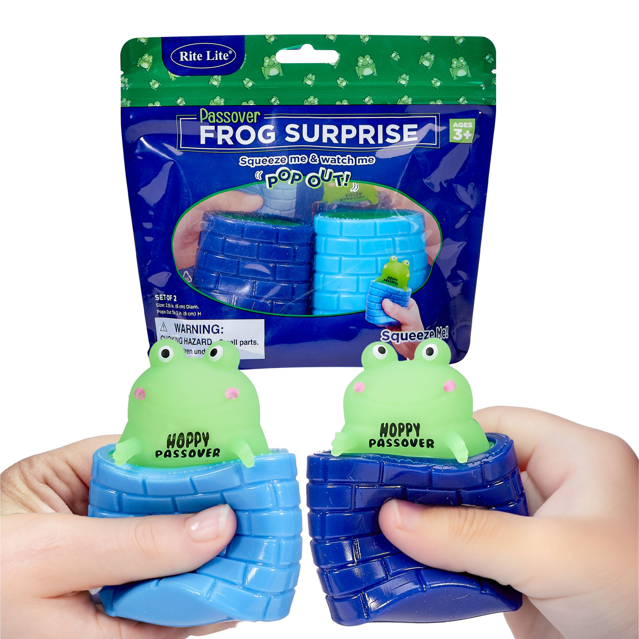 Passover Frog Surprise, Set of 2 - The Israeli Source
