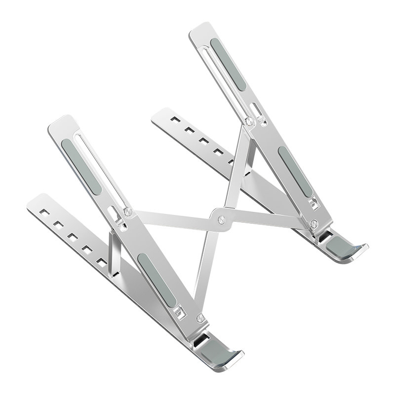 Compact Folding Shtender, Silver Aluminum - The Israeli Source