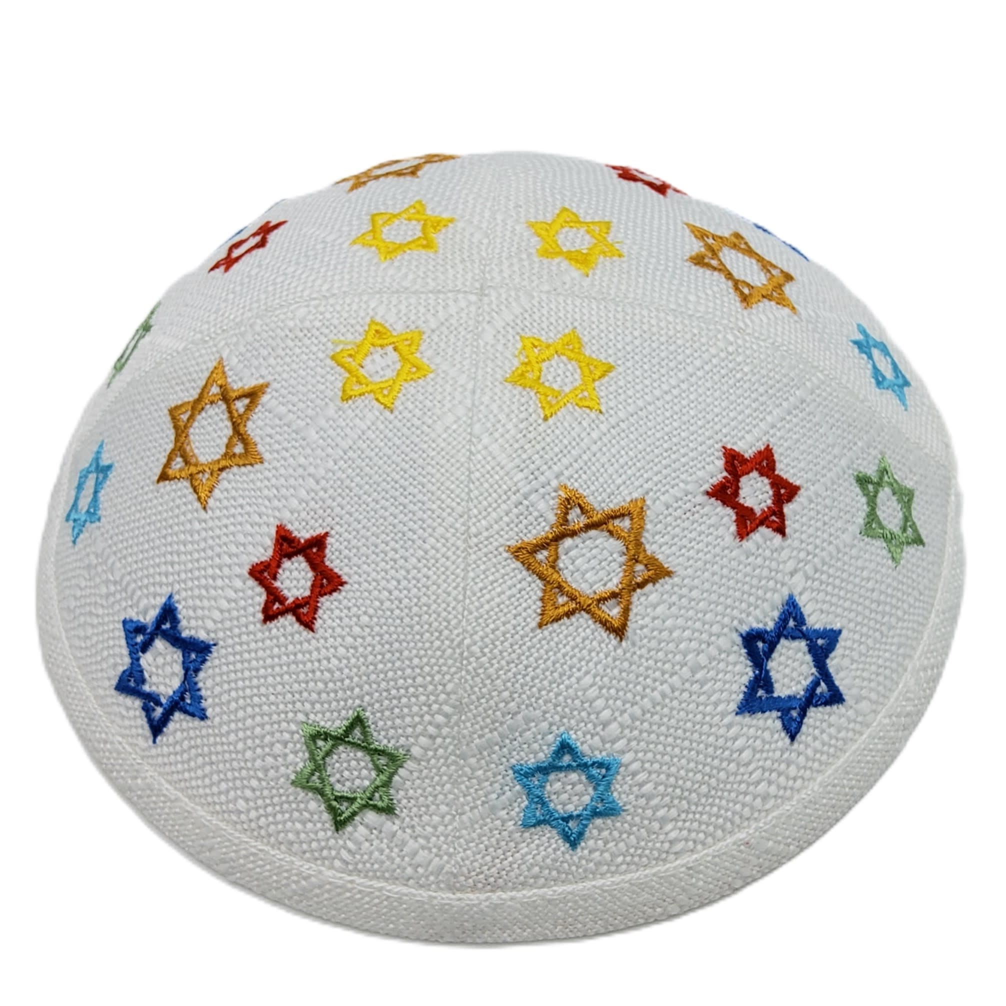 Linen Kippa for Kids 18 cm - The Israeli Source