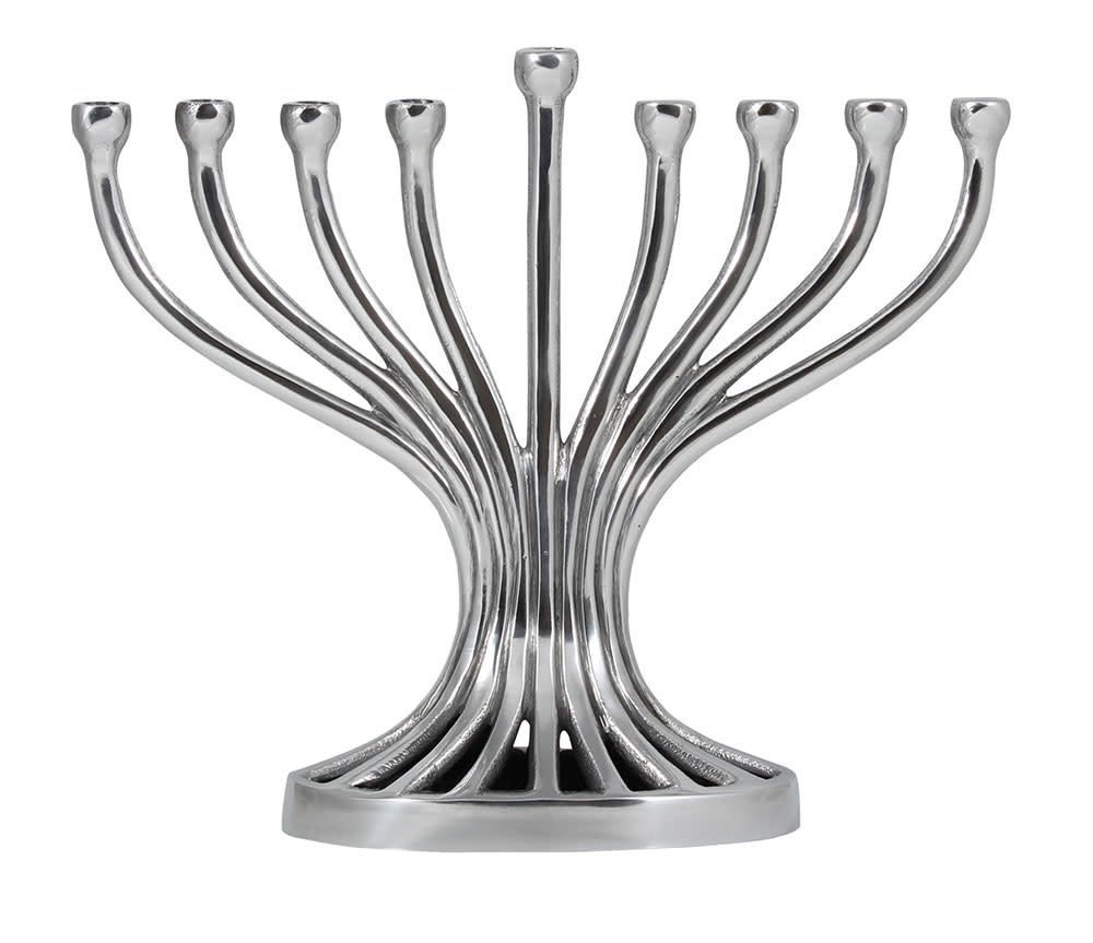 Artistic Flutes Menorah - The Israeli Source