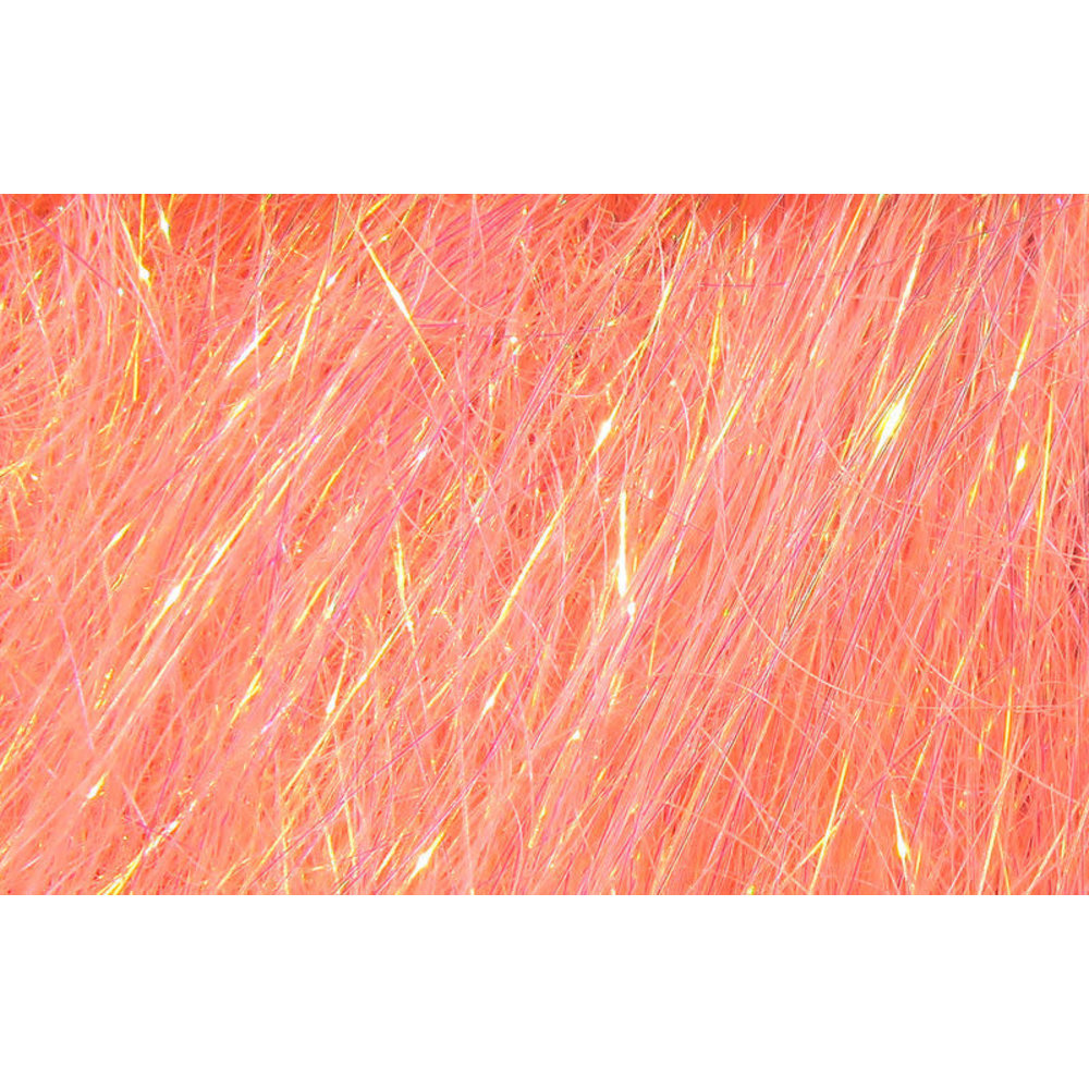 HARELINE 8 inch Ice Wing Fiber #140 Fl. Shell Pink - Salmon River Fly Box