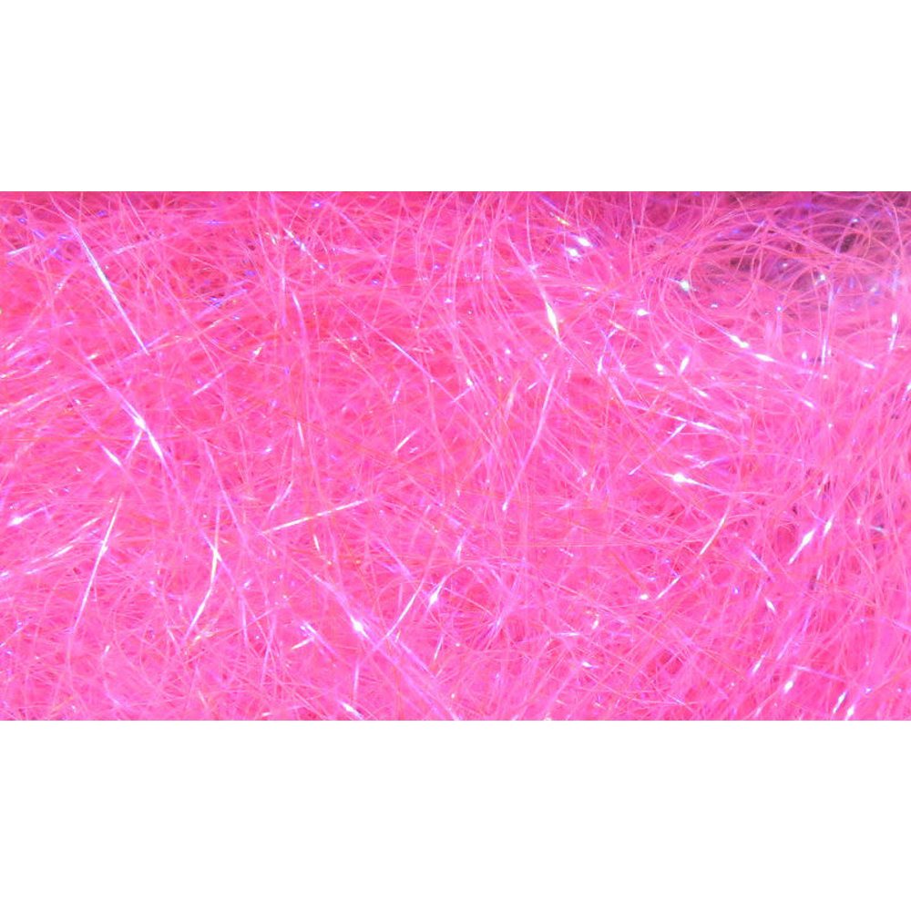 HARELINE 8 inch Ice Wing Fiber #133 Fl. Hot Pink - Salmon River Fly Box