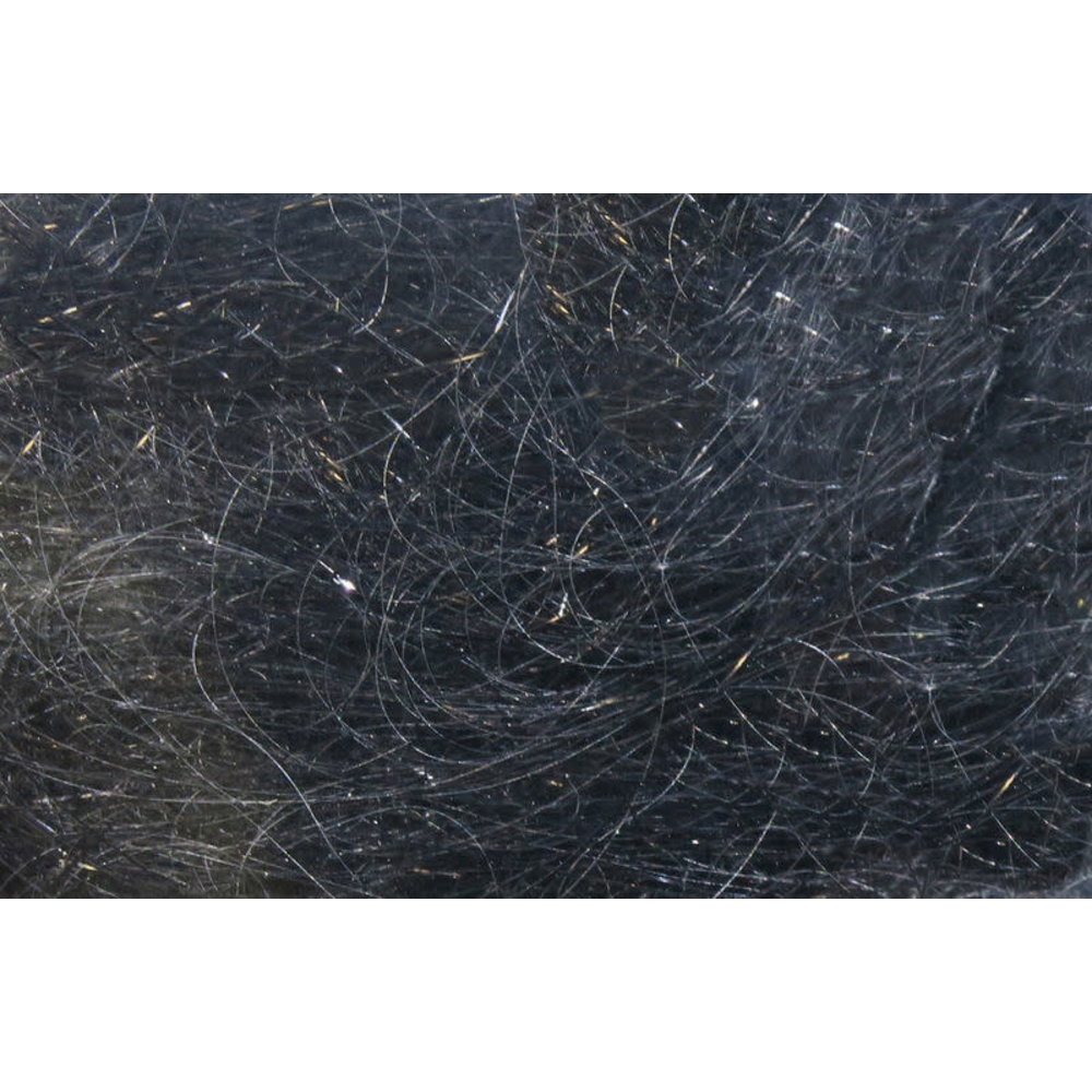 HARELINE 8 inch Ice Wing Fiber #11 Black - Salmon River Fly Box