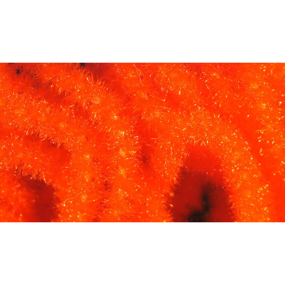 HARELINE Trilobal Antron Chenille Medium #187 Hot Orange - Salmon River ...