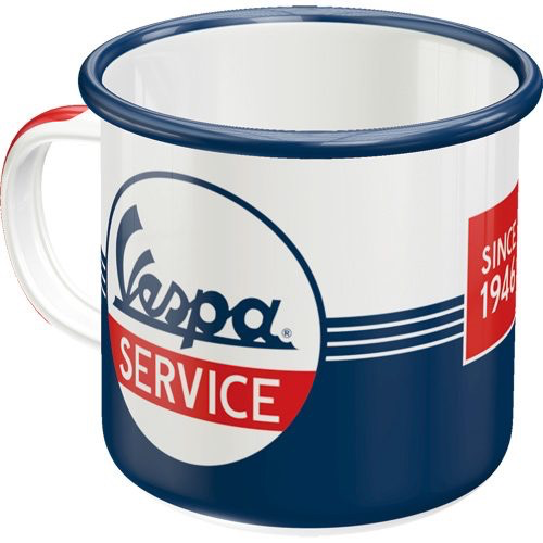 Mug, Vespa Service Steel Enameled - Vespa Toronto West