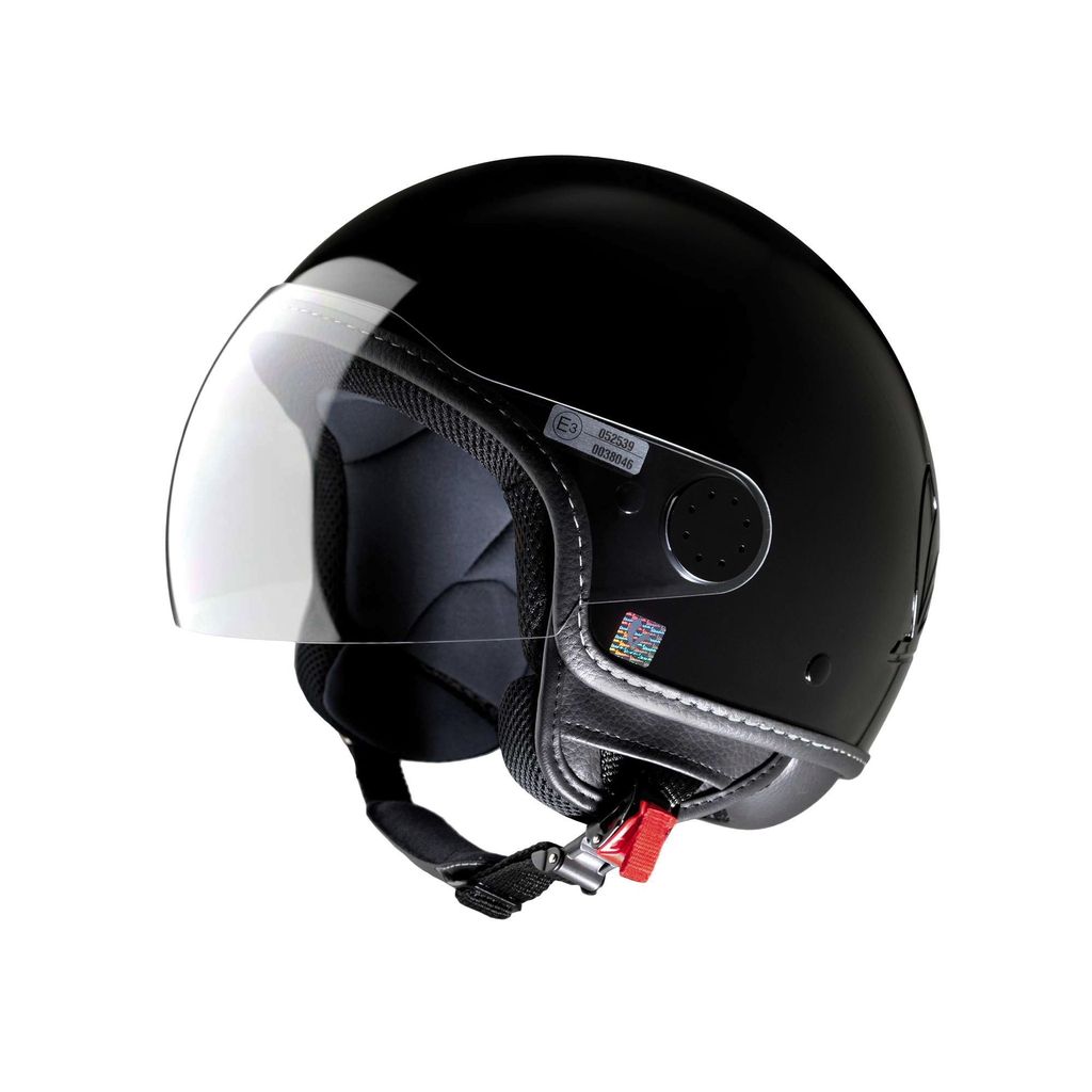 Helmet, Vespa Jet 2.0 Black - Vespa Toronto West