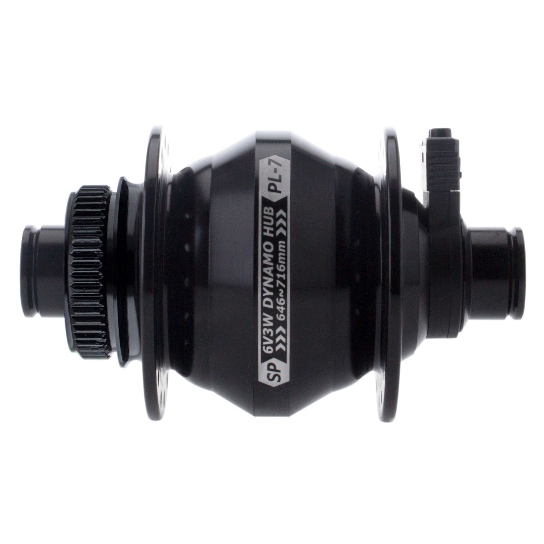 Shutter Precision, Dynamo Hub PL-7 12x100mm Centrelock Black - The ...