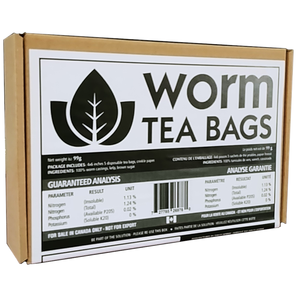 Smiley Worms - Worm Tea Bags - 99g - The Green Spot Brandon