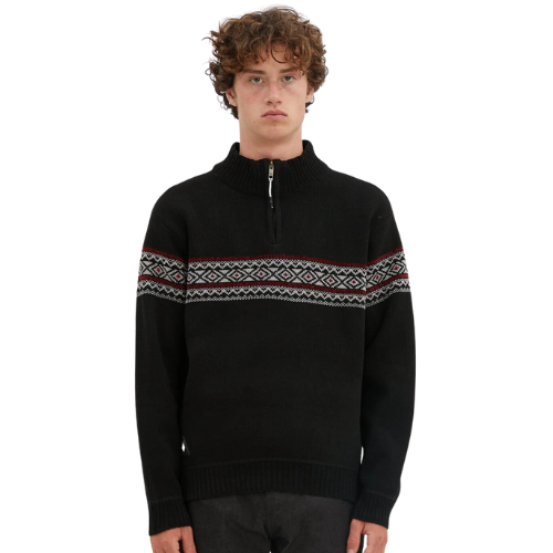 Point Zero - Ethan Mock Neck Bonded Sweater - The Green Spot Brandon