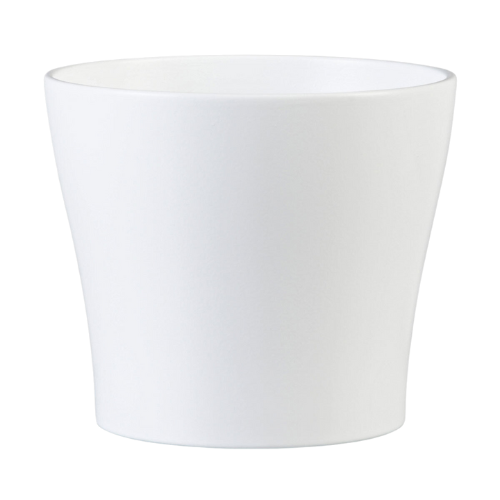 Scheurich - Panna Pot Cover - Alaska (White) - The Green Spot Brandon