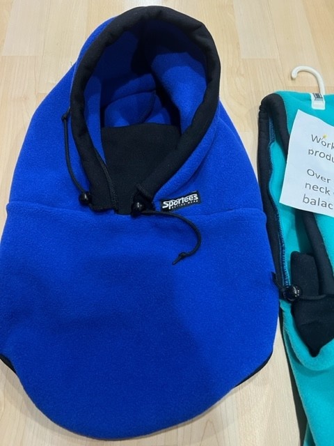 Fleece Over Helmet Balaclava w Neck Tube - Sportees Activewear