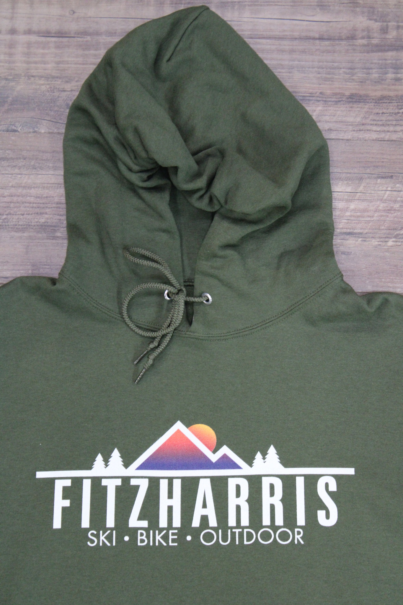 Fitz Logo Hooded Sweatshirt - Fitzharris Ski Bike and Outdoor