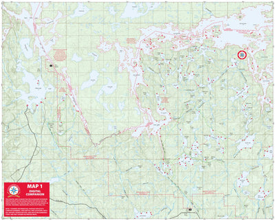 Voyageur BWCA Map - Fitzharris Ski Bike and Outdoor