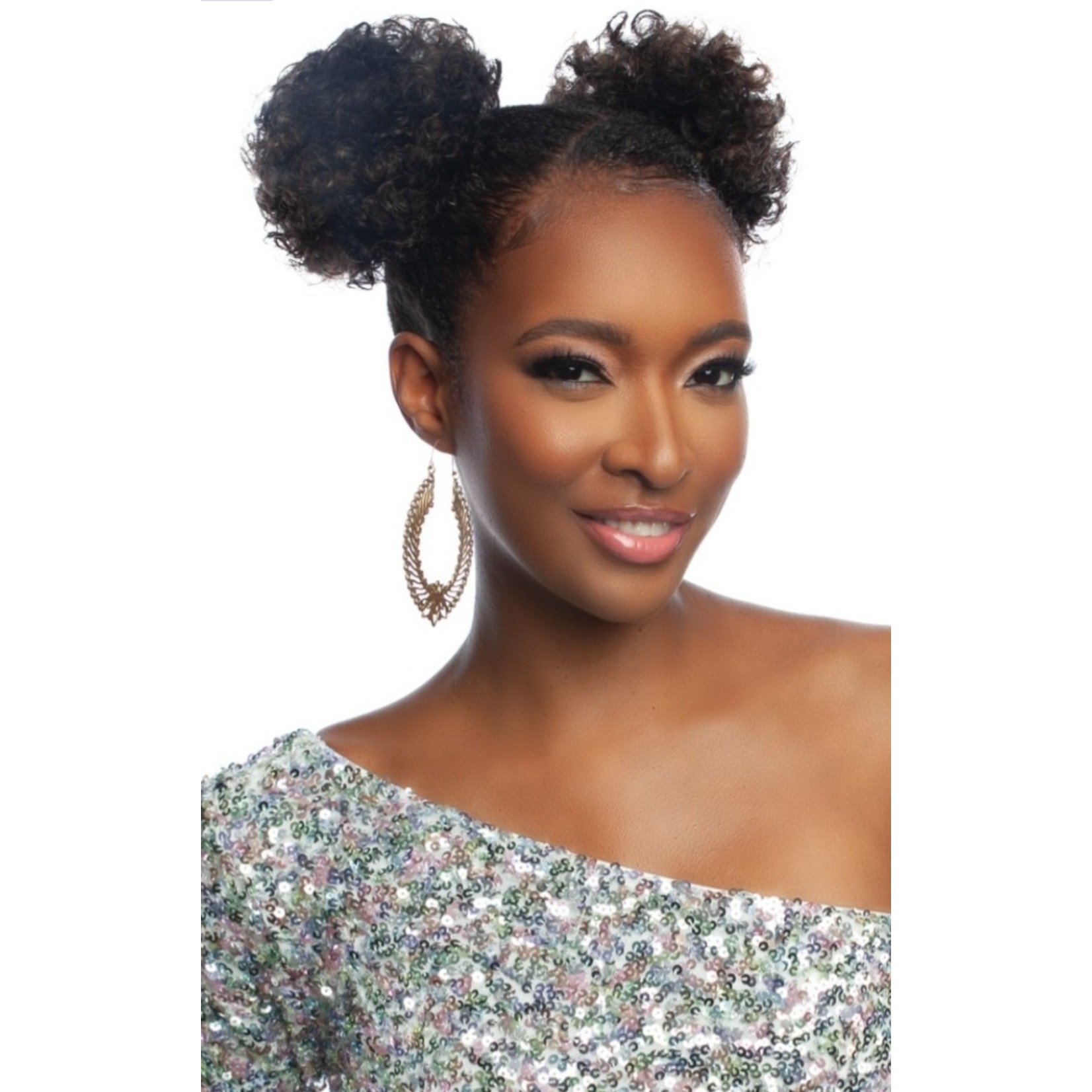 Human Hair Double Afro Puff - Beatitudes Hair and Beauty Supply Store
