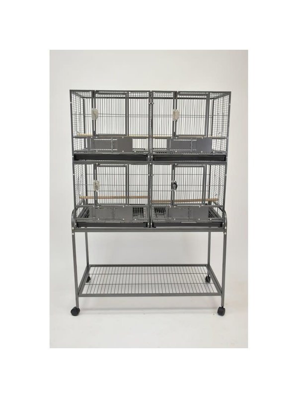 GP Double Stacked Bird Cage (FL03) - Chirp N Dales Pet Supply