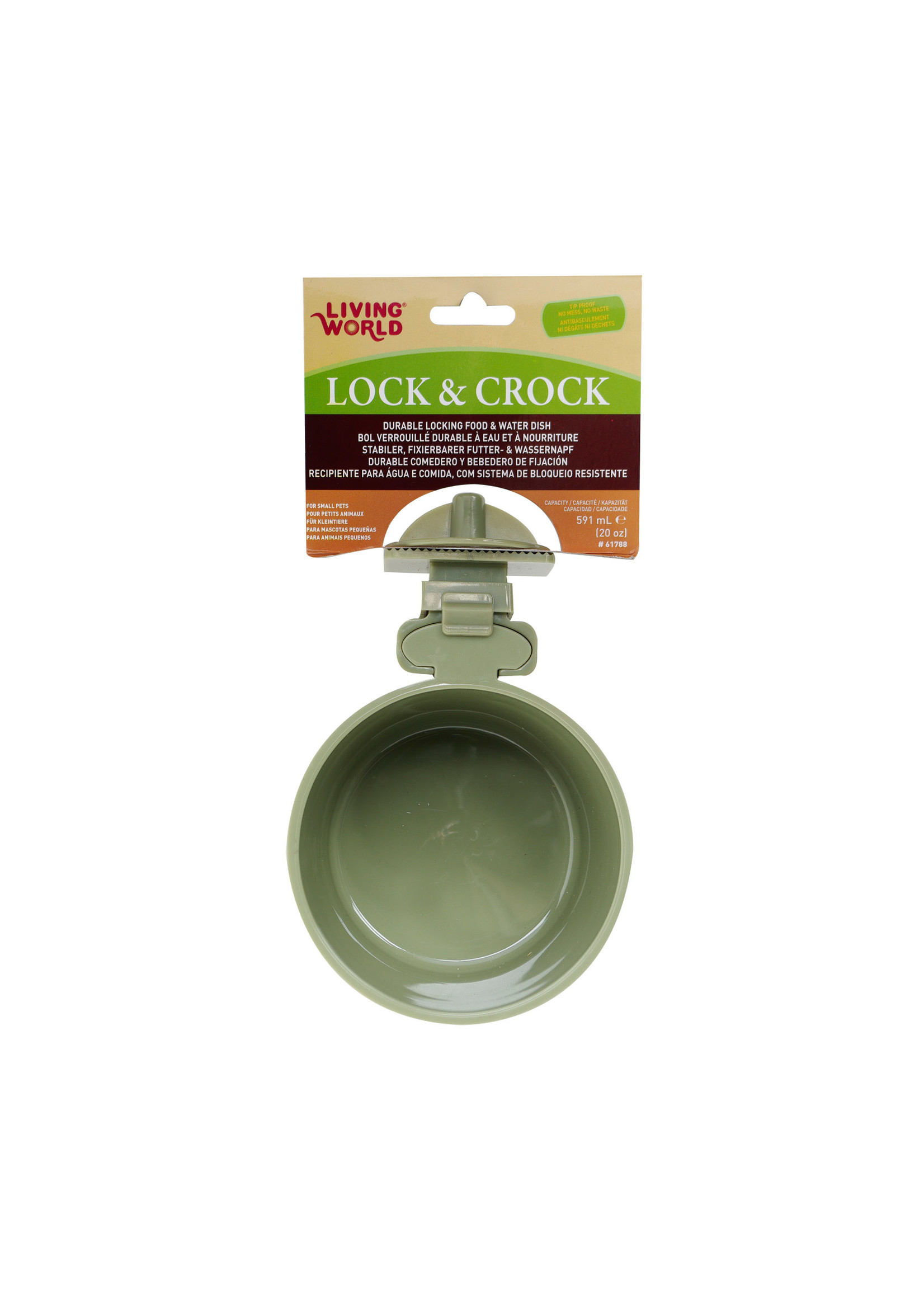 Hagen Hagen Living World Lock & Crock Dish - Olive Green - Chirp N ...