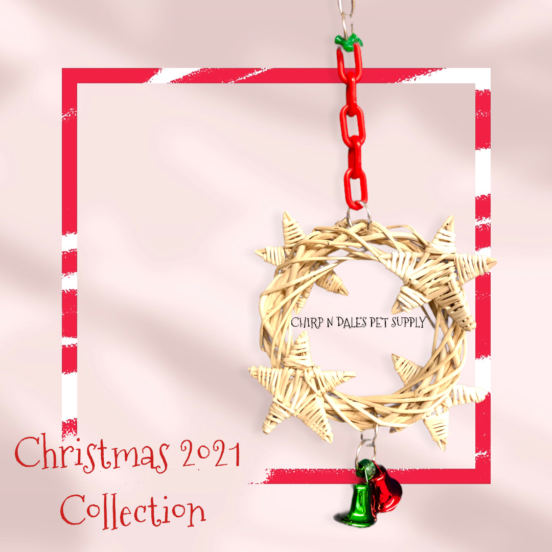 Bonkers Natural Christmas Wreath - Chirp N Dales Pet Supply