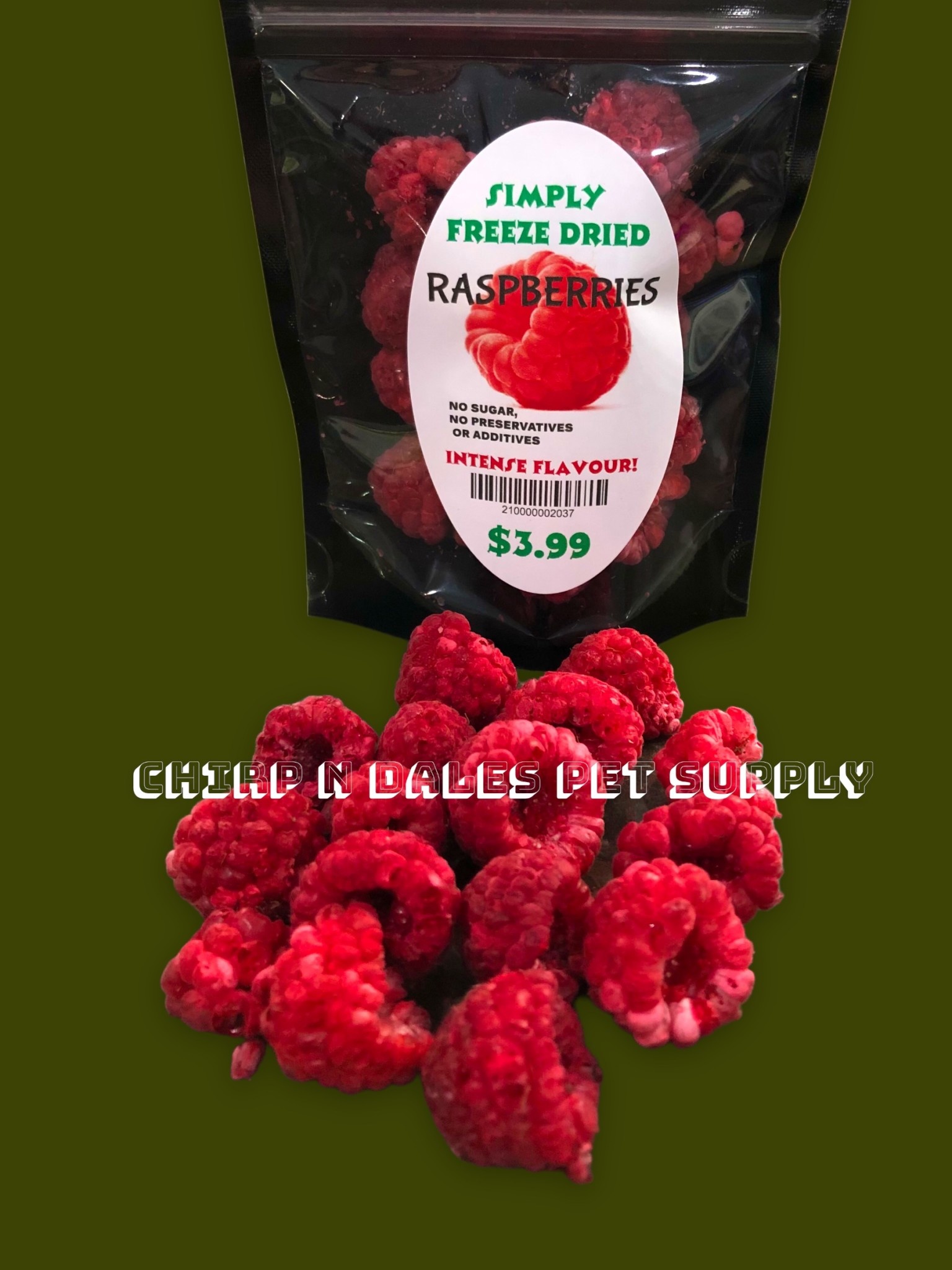Simply Raspberries - Chirp N Dales Pet Supply
