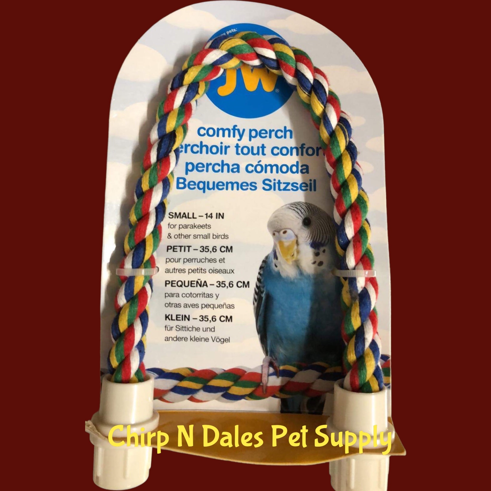 JW Comfy Perch Small 14" - Chirp N Dales Pet Supply