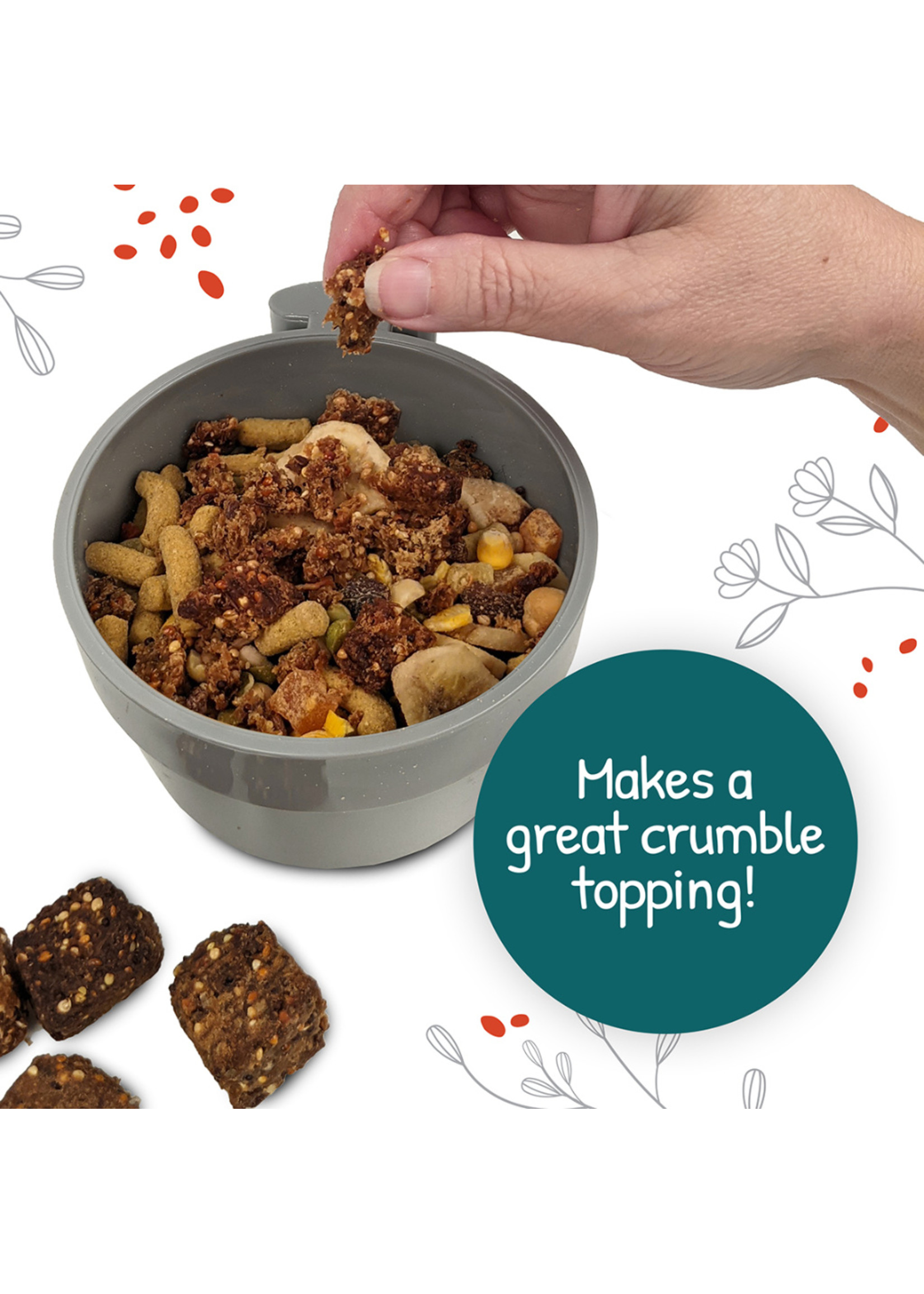 Little Foragers Chili Snaps 125g - Chirp N Dales Pet Supply