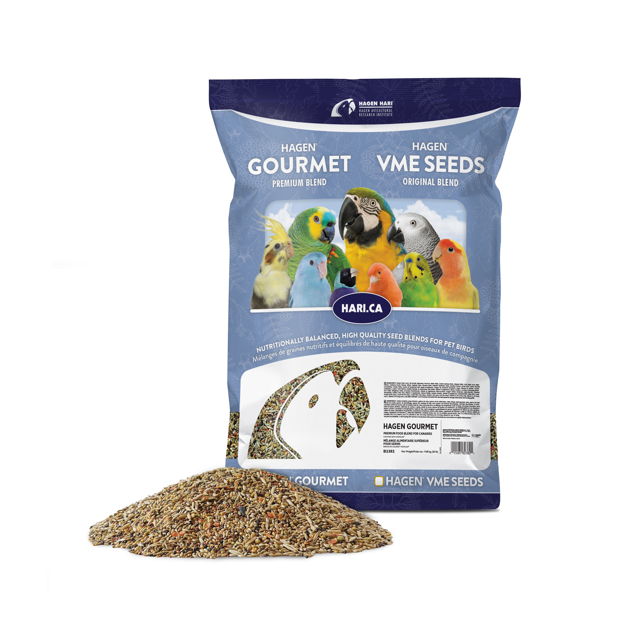 HARI Gourmet Premium Seed Mix for Canaries - 9.1 kg (20 lb) B2382 ...
