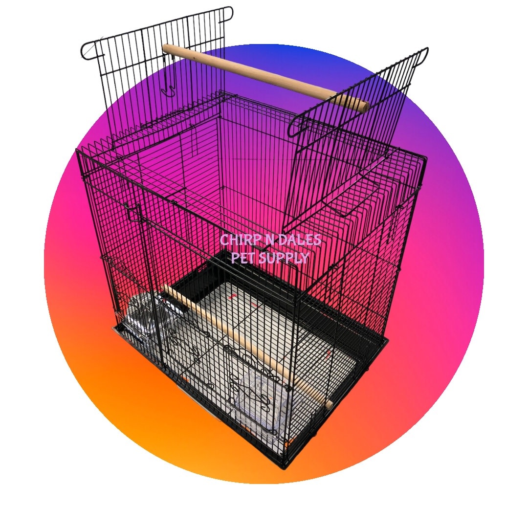 GP BS03 SQUARE OPEN TOP CAGE - Chirp N Dales Pet Supply