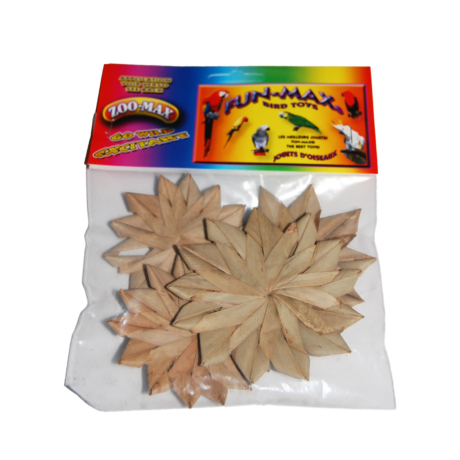 Zoo Max 4 PALM LEAF FLOWERS SMALL 3″ (8CM) W208N - Chirp N Dales Pet Supply