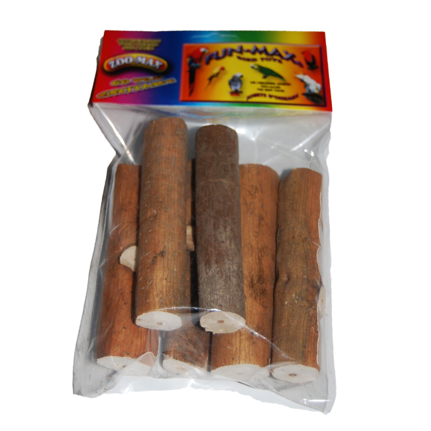 Zoo Max 6 SOLA STICK WITH BARK 1″D X 4″LO W229 - Chirp N Dales Pet Supply