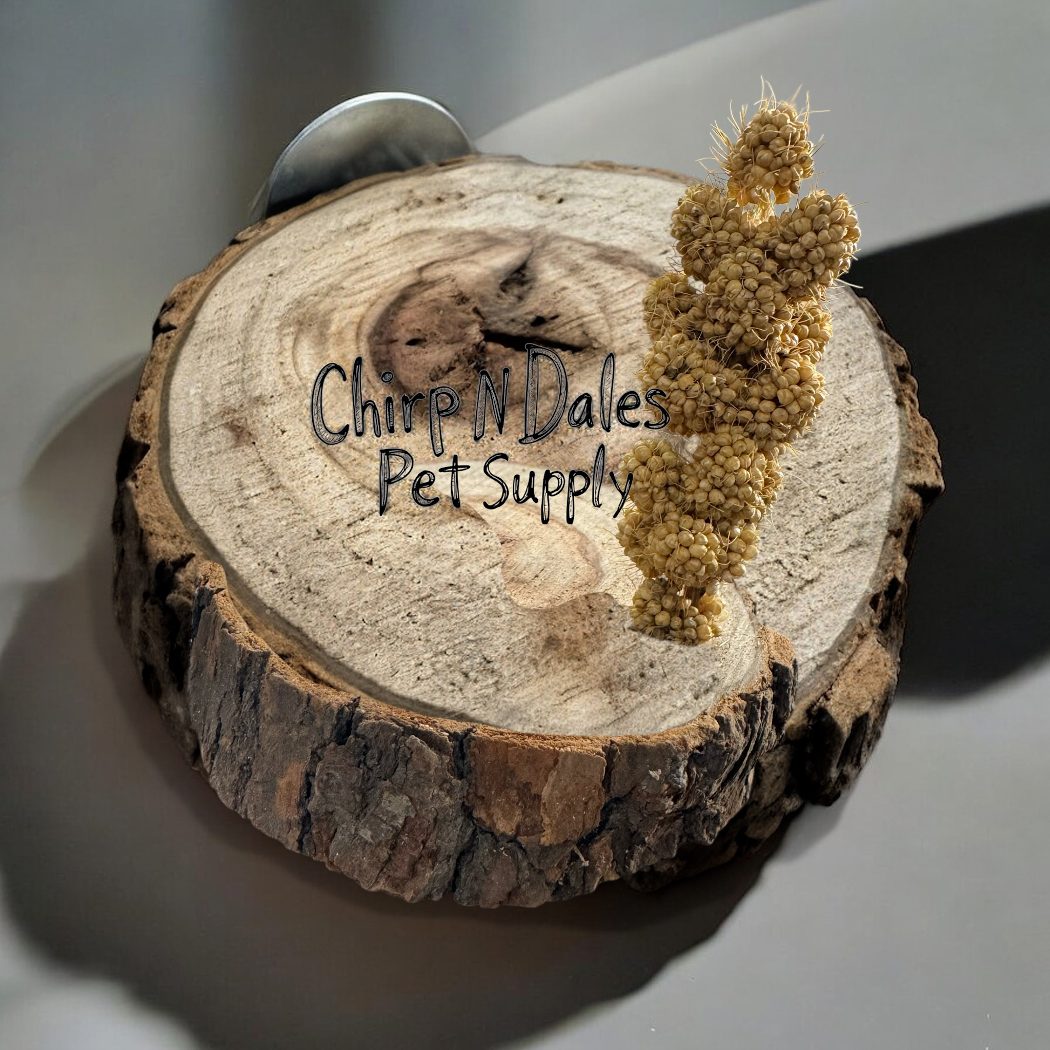Happy Feathers Round Perch Small - Chirp N Dales Pet Supply