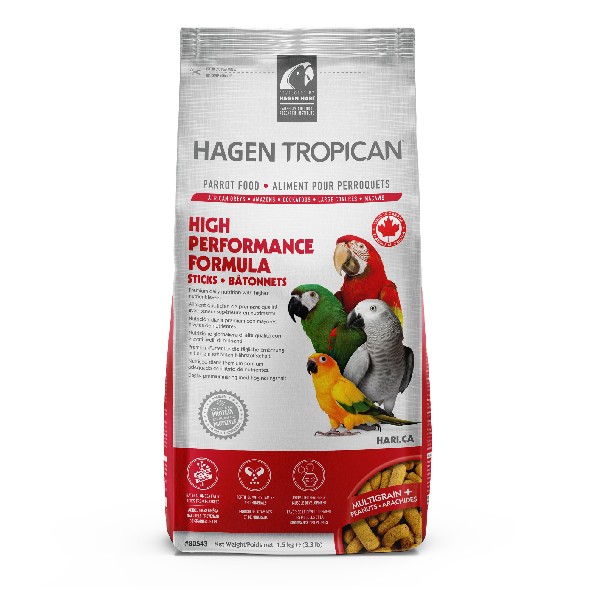 Tropican High Performance Sticks for Parrots, 3.3 lbs 80543 - Chirp N ...