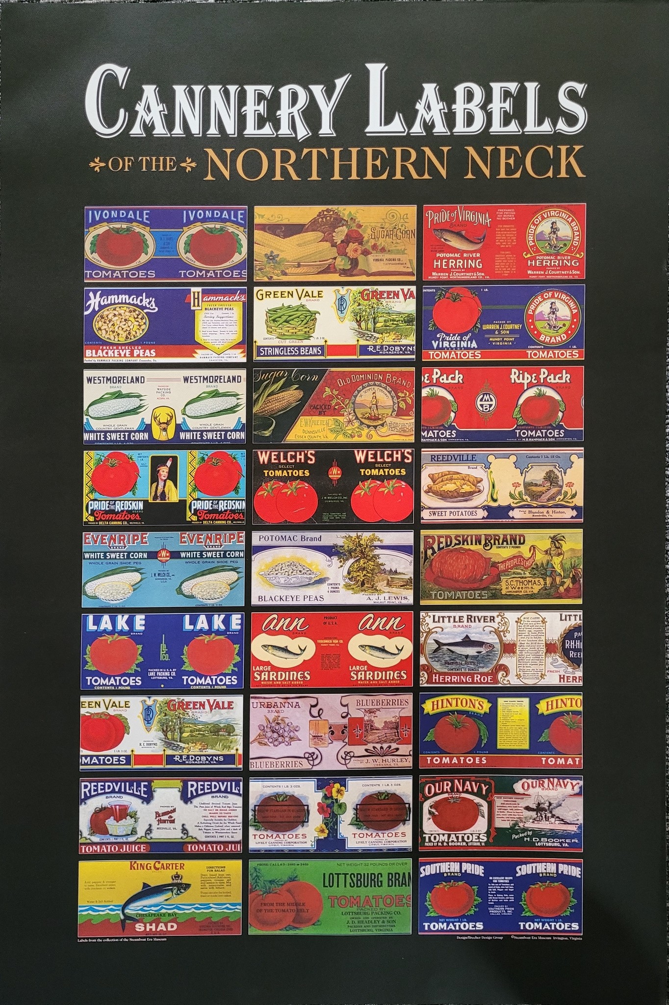 Poster, Cannery Labels - Steamboat Era Museum Shop