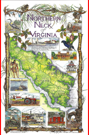 Poster, Northern Neck Illustrated - Steamboat Era Museum Shop