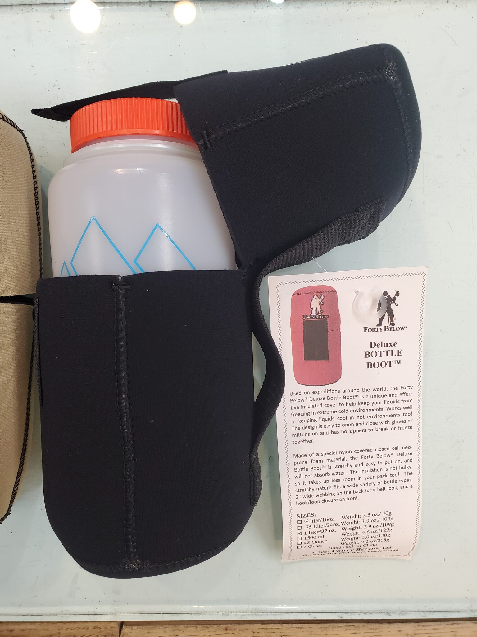 1 Liter Bottle Boot - Alaska Mountaineering & Hiking