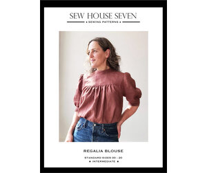 Sew House Seven Regalia Blouse Pattern - Modern Domestic