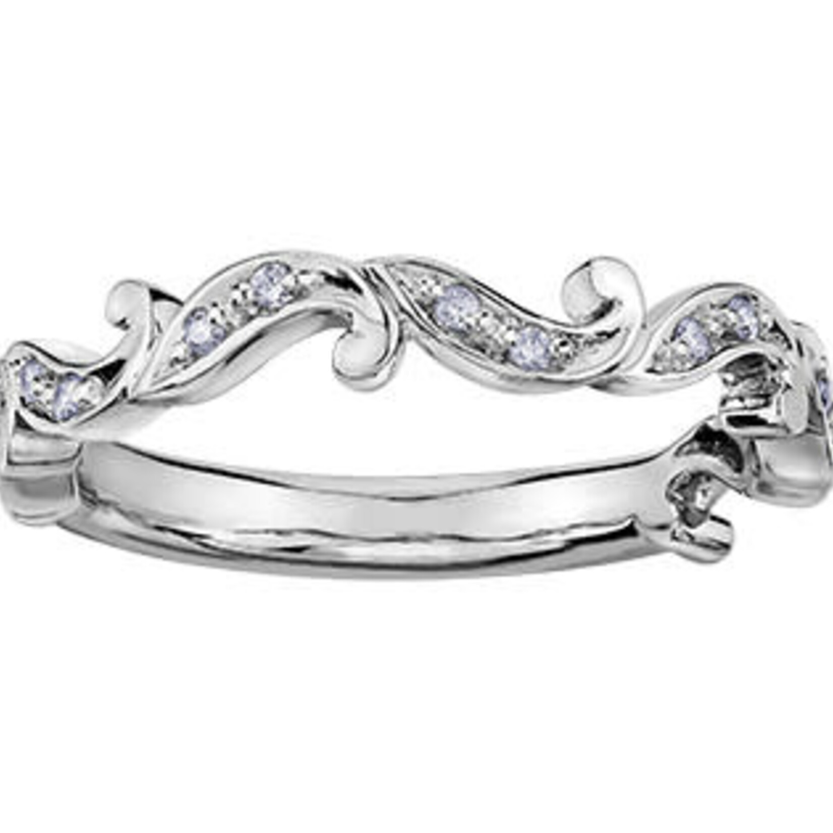 14K popular WG Diamond Band