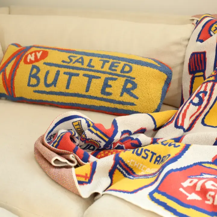 Salted Butter Decorative Pillow - Village Cheer