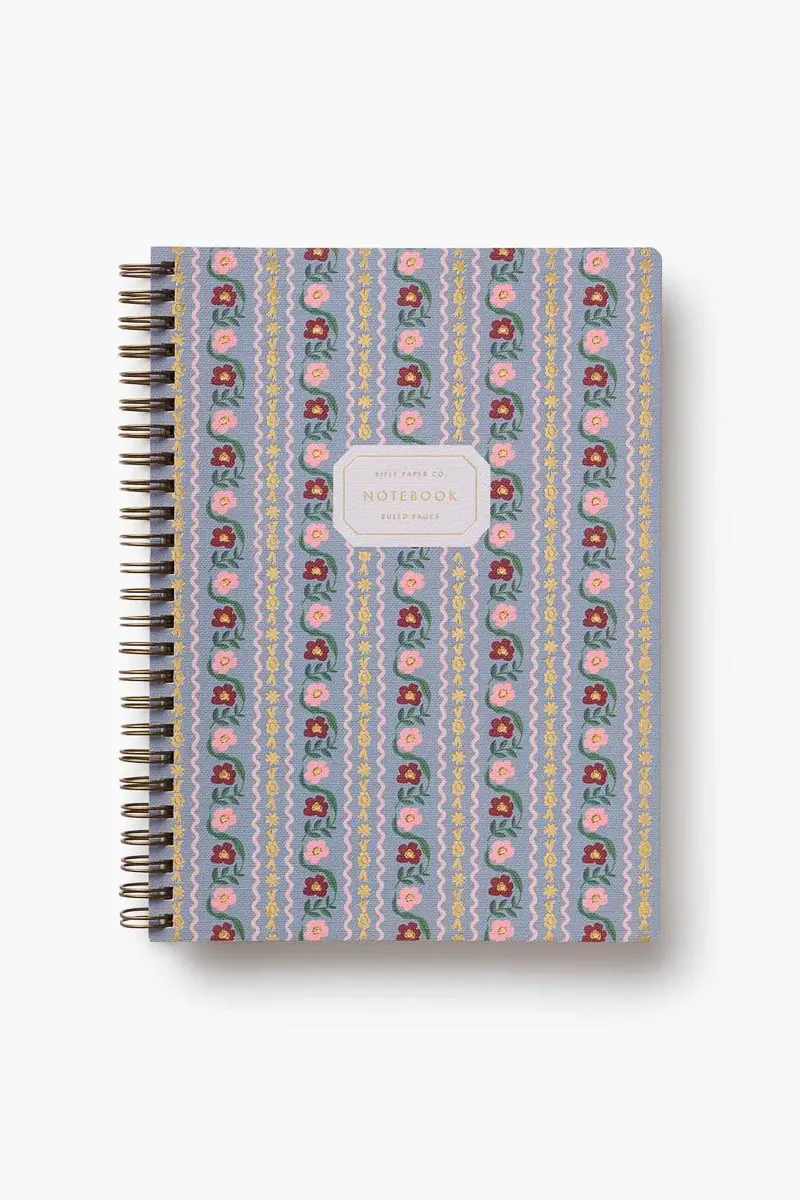 Delphine Spiral Notebook Village Cheer