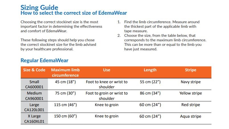 EdemaWear - Small (pair) - One Bracing