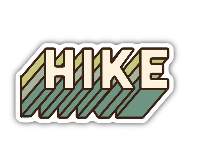 Hike sticker - Rustic Rose