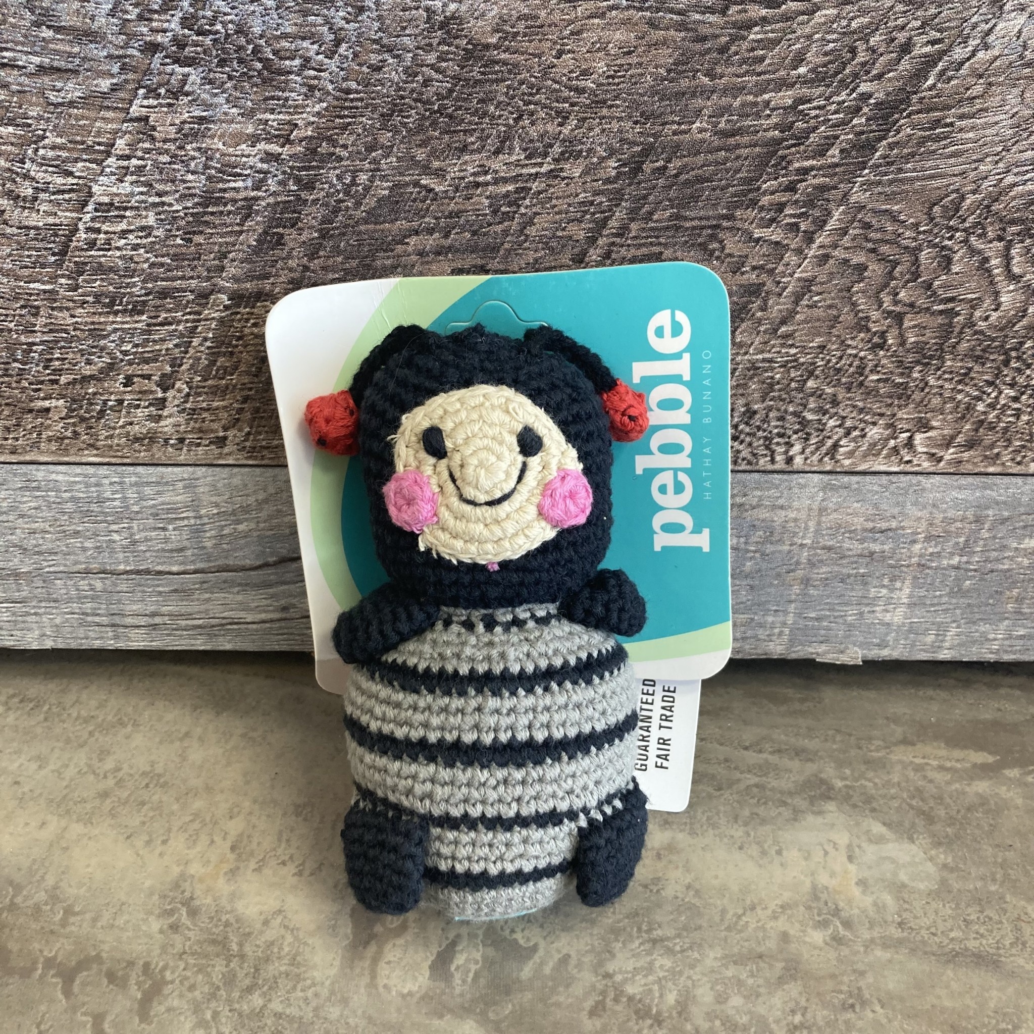 Pebble - Ladybug Rattle - Backyard Birds Nature Shop